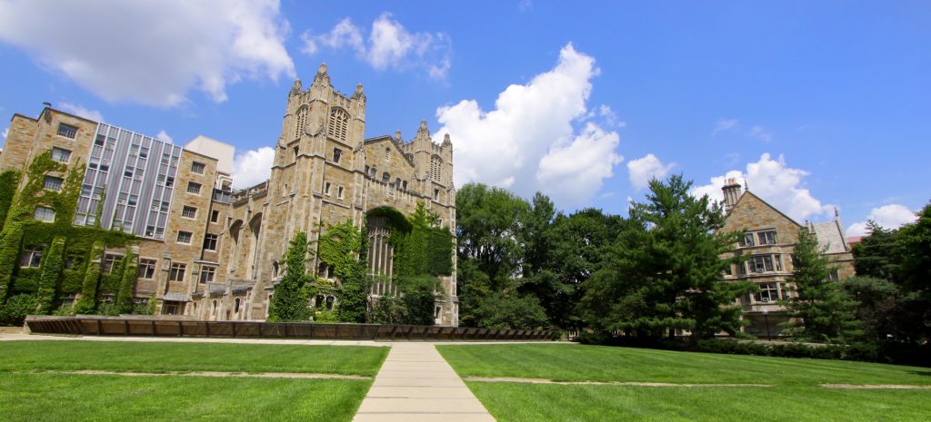Panoramic view of University of Michigan law campus — The James G ...