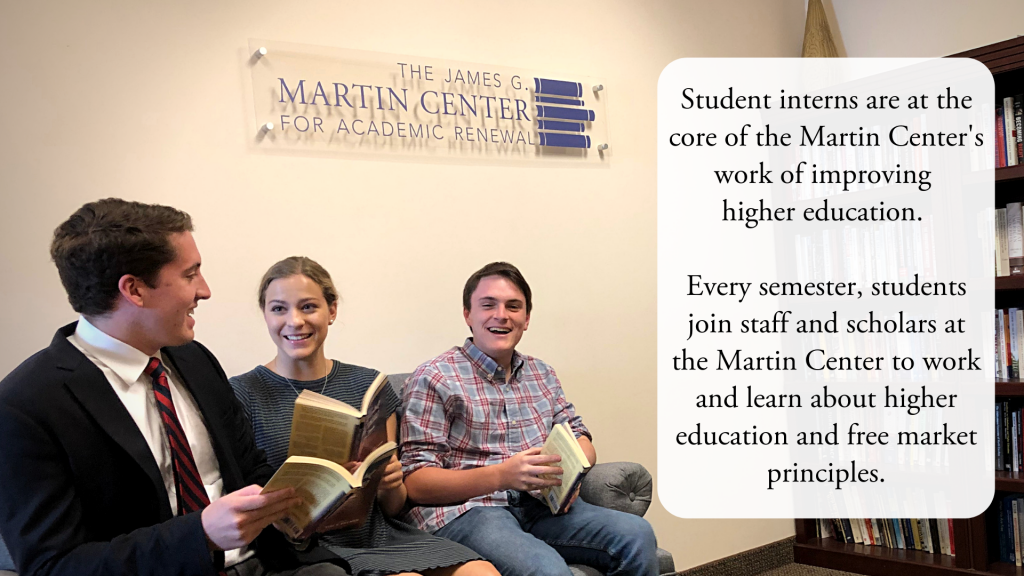 Support Martin Center Internships — The James G. Martin Center for ...