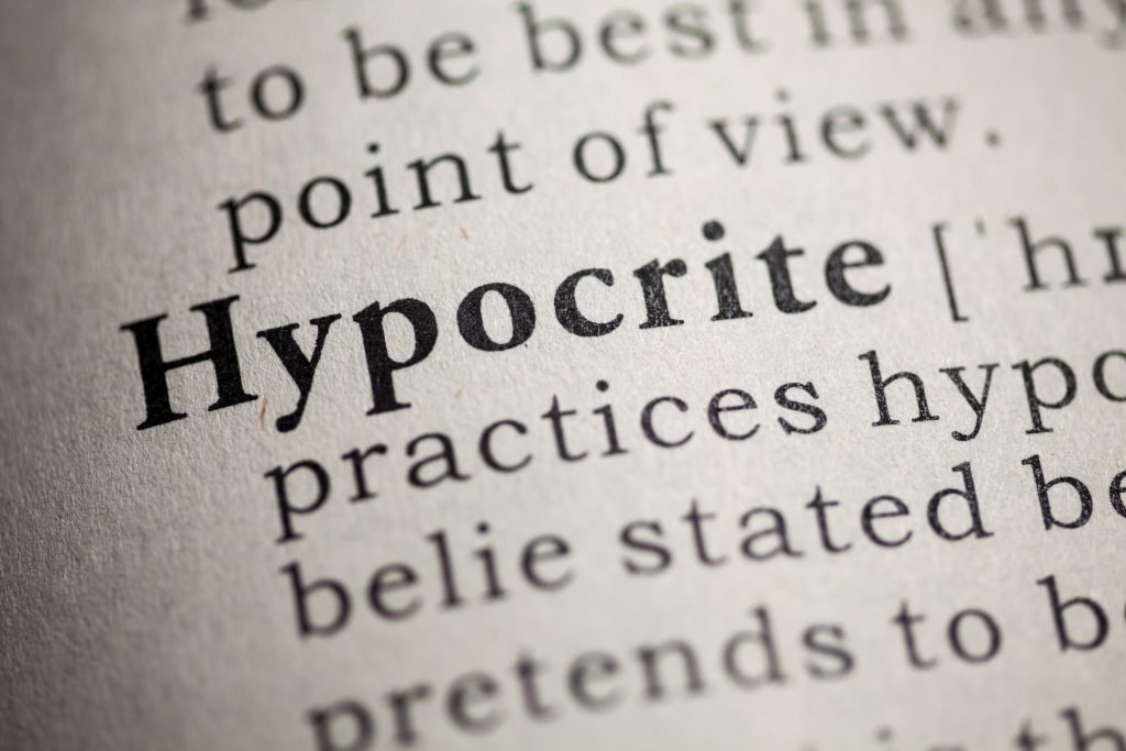 hypocrite — The James G. Martin Center for Academic Renewal