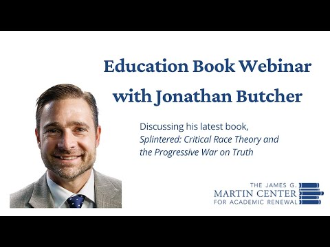 Education Book Discussion Featuring Jonathan Butcher — The James G ...